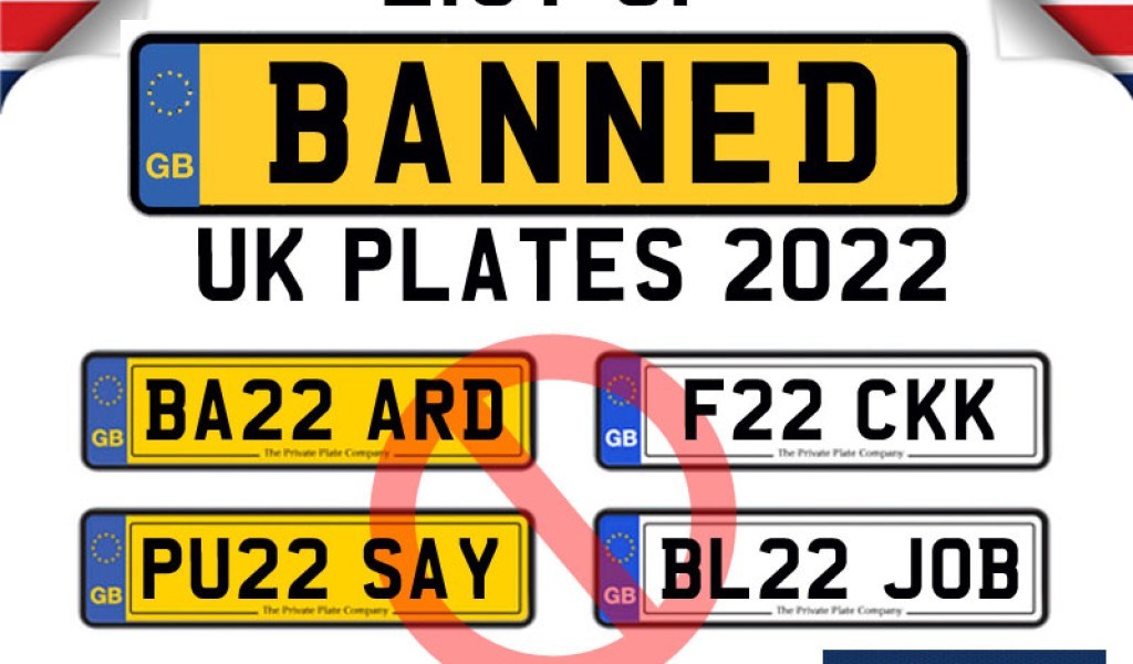 Full List of Banned 22-Reg Number Plates Revealed