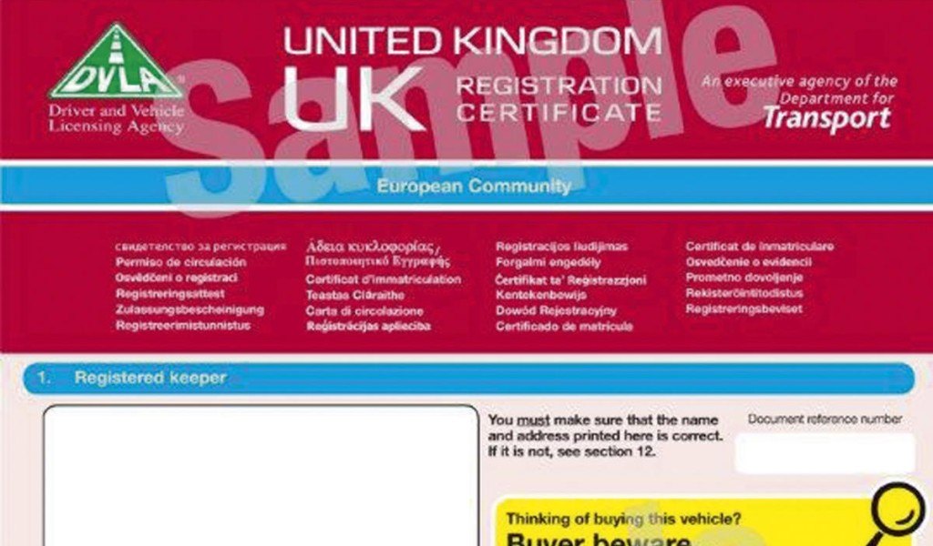 What Is A V5C (Logbook)? | The Private Plate Company